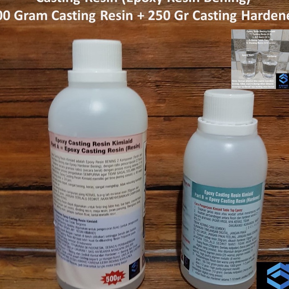 Jual Penjualan TerbaikCOD Casting Resin 75 Gr Epoxy Resin Bening ...