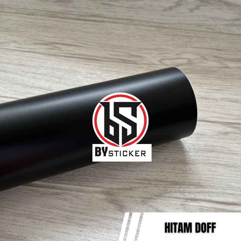 Jual stiker skotlet hitam dop matte 1 Roll 15 meter | Shopee Indonesia