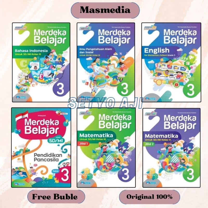 Jual Merdeka Belajar SD/MI Kelas 3 Kurikulum Merdeka Penerbit Masmedia ...