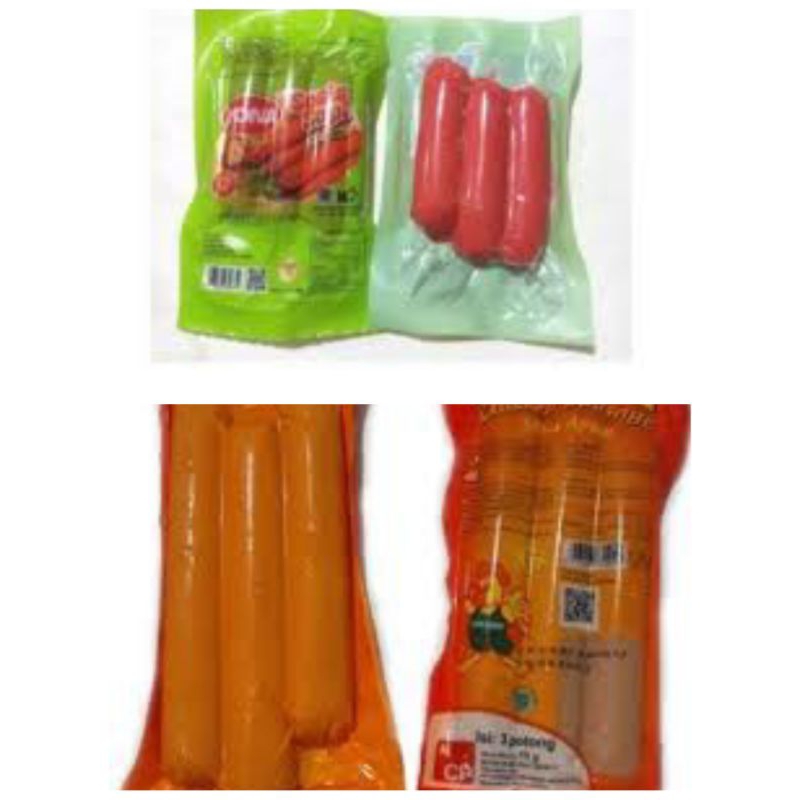 Jual Sosis ayam champ isi 3,sosis sapi yona isi 3 | Shopee Indonesia