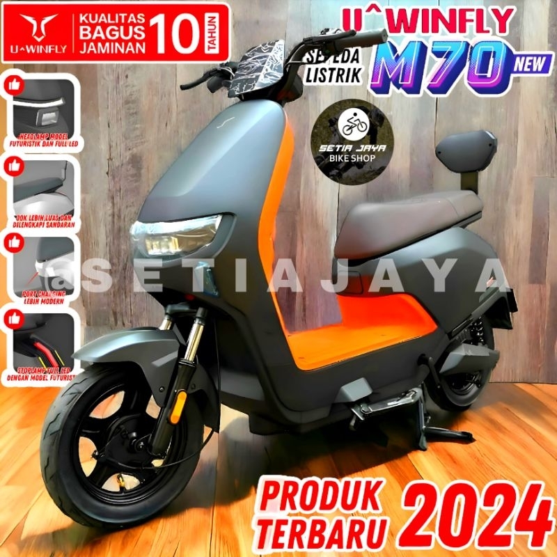 Jual Sepeda Listrik E-Bike UWINFLY M70 48V 12Ah 500 Watt Electric Bike ...