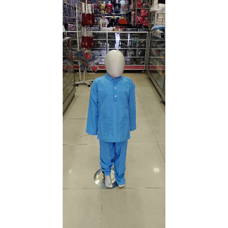 Jual BAJU MELAYU TK BIRU ( COWOK) | Shopee Indonesia