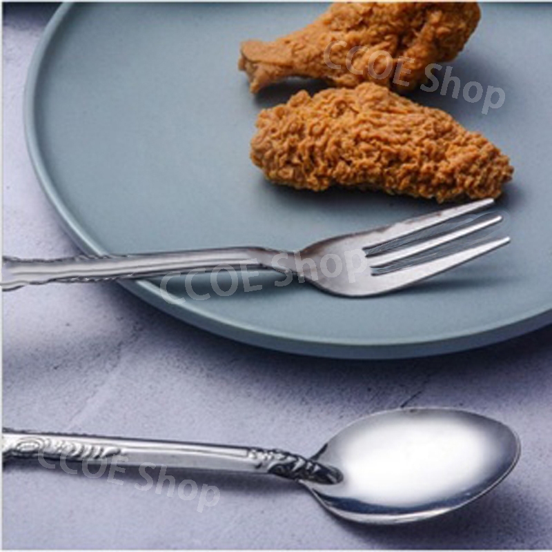 Jual 12pcs Sendok Makan Motif 36g Ukiran Bunga Sendok Bunga Stainless ...