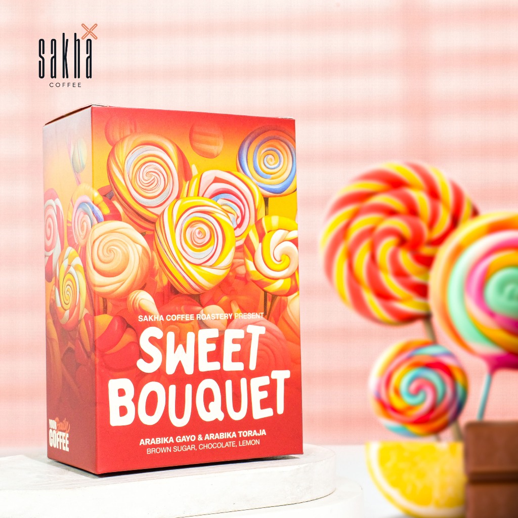 Jual SWEET BOUQUET Biji Kopi Espresso Blend Full Arabika Coffee Bean ...