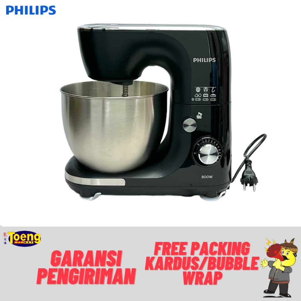 Jual KITCHEN MIXER MACHINE HR-7922/90 PHILIPS / MESIN MIXER ADONAN KUE ...