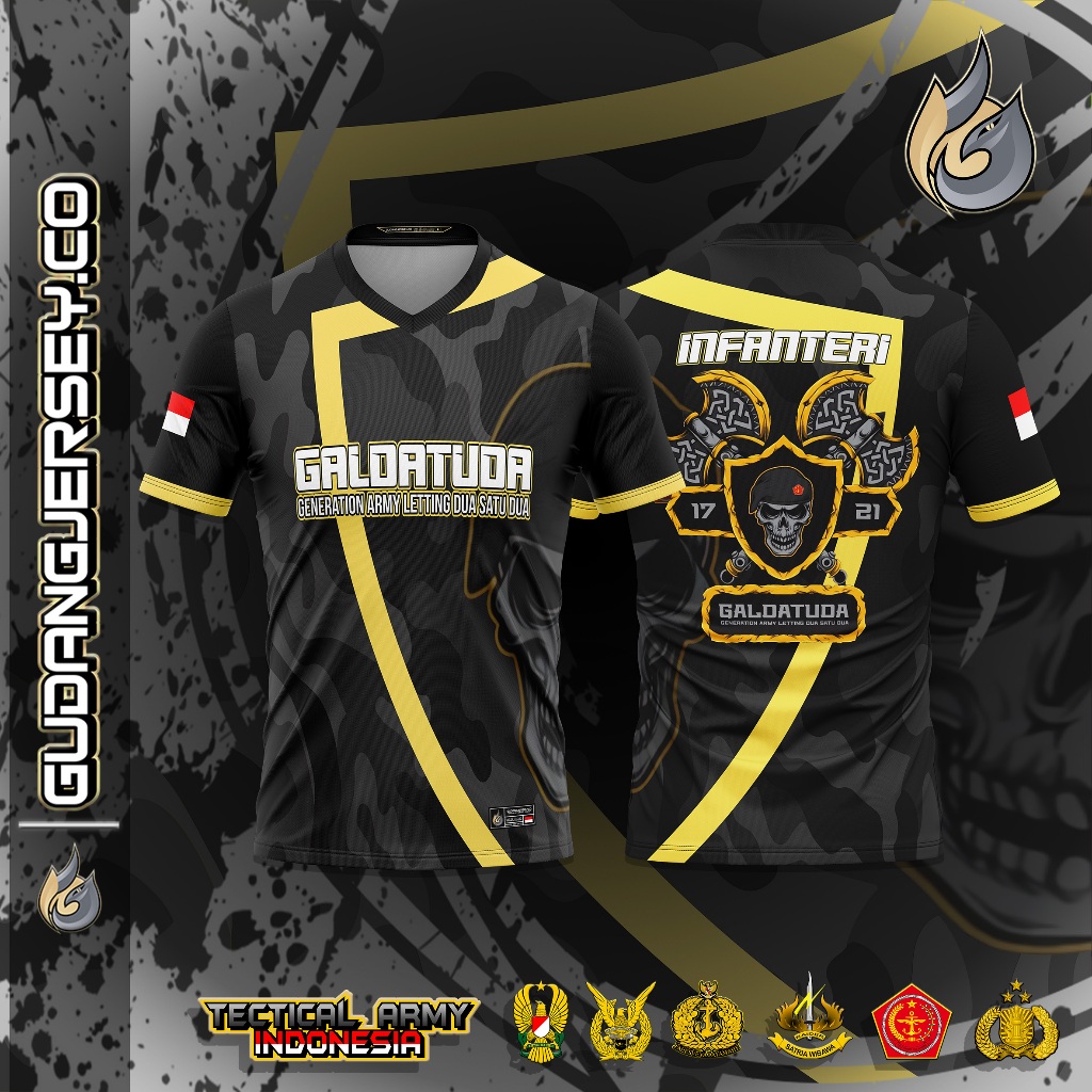 Jual JERSEY TNI AD / TNI AL / TNI AU / POLRI FREE CUSTOM LOGO | Shopee ...