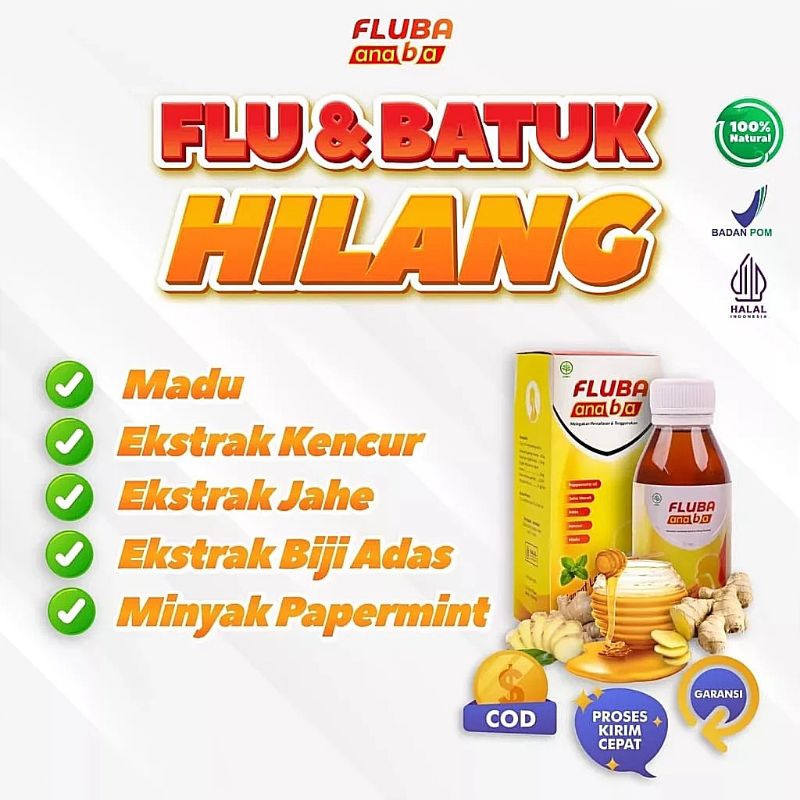 Jual MADU FLUBA ANABA 130 ML MADU GURAH BATUK PILEK ORIGINAL | Shopee ...