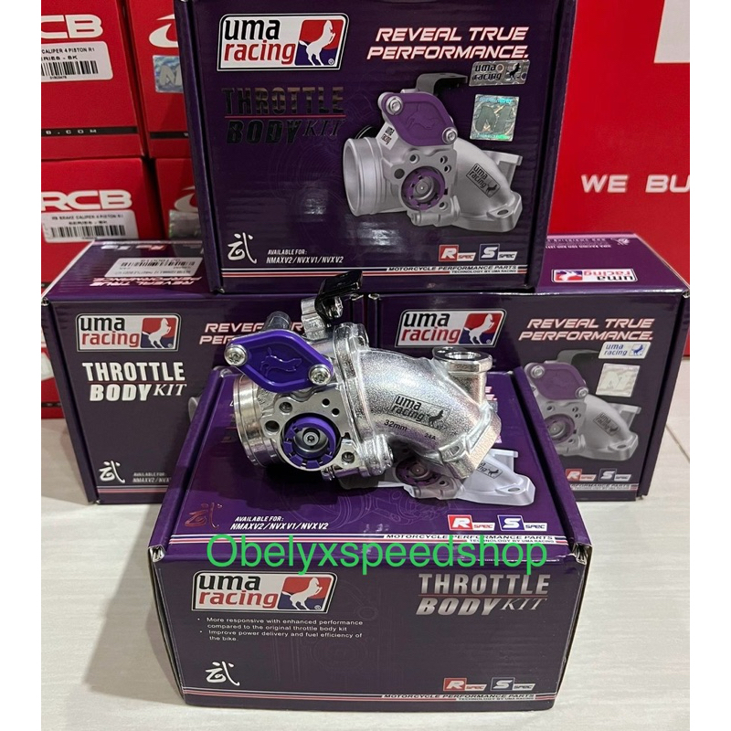 Jual TB / Thorottle Body Uma Racing New Nmax Aerox V2 32 mm dan 34mm ...