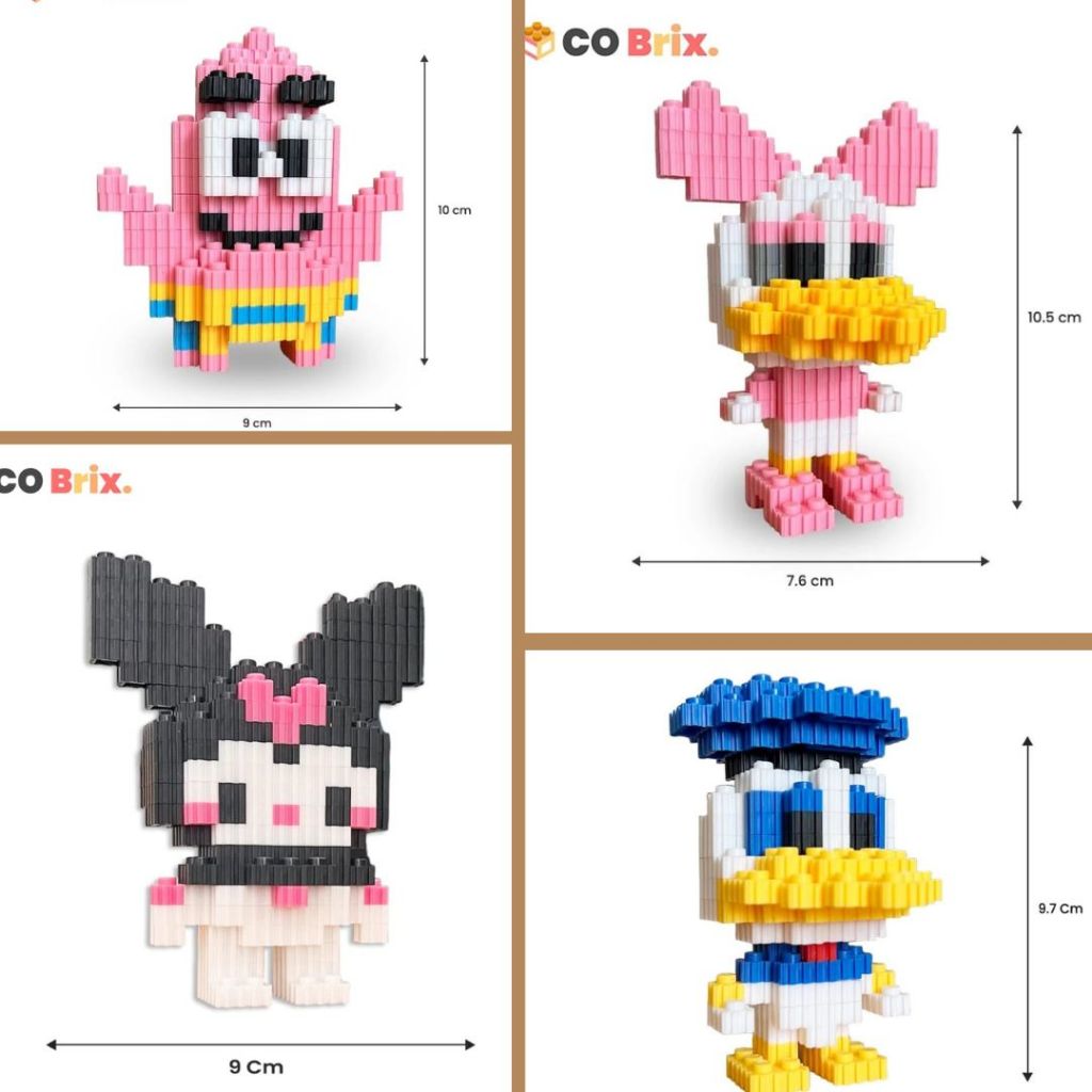 Jual LEGO KARAKTER / NANO BRIKS LUCU / MAINAN LEGO ANAK / BRIKS LEGO ...