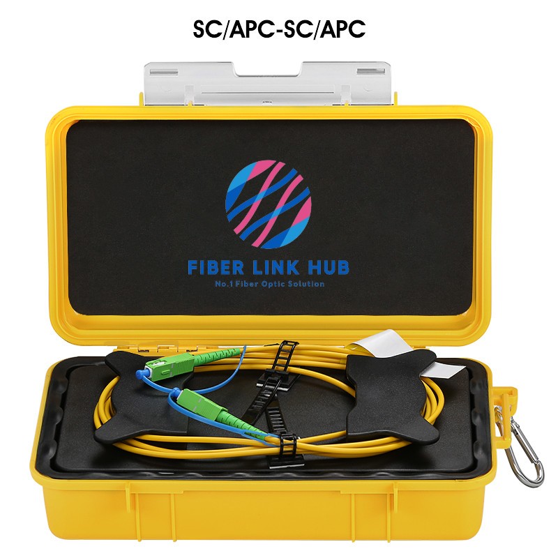 Jual OTDR Launch Cable 500M 1KM Dummy Cable Fiber Optic SC APC-SC APC ...