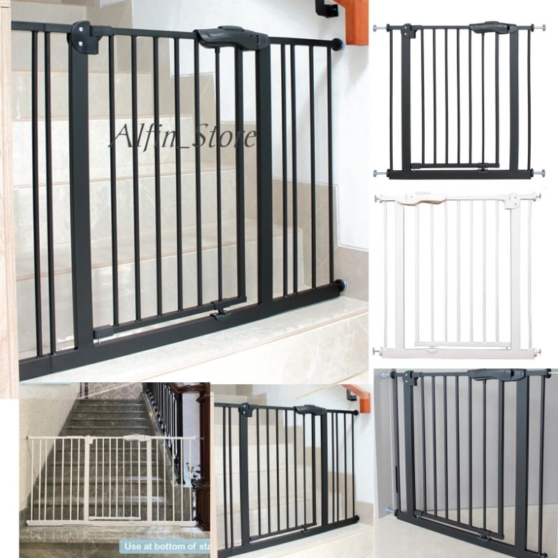 Jual Pembatas Tangga Xy009 Pressure Fit Safety Gate Besi Kuat Anti ...