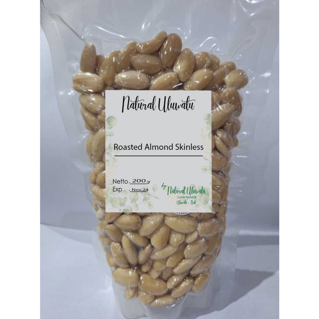 Jual Roasted Almond Skinless 200 gram | Shopee Indonesia