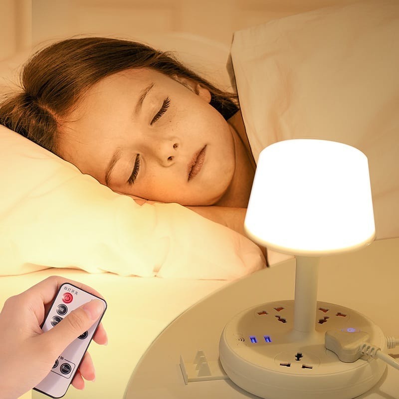 Jual Lampu Tidur LED Charger + Remote Control CMP-11/ Lampu Tidur Meja ...