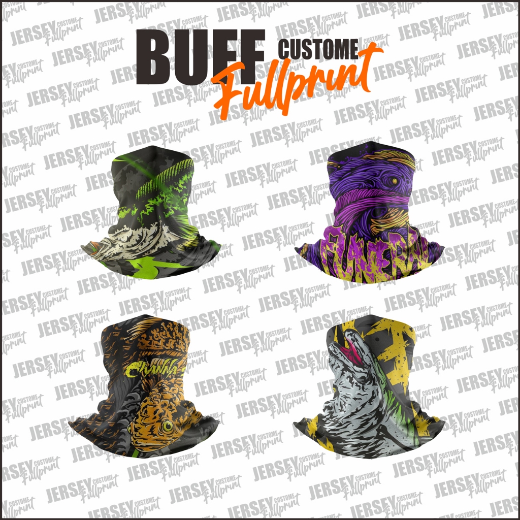 Jual Buff Custom Masker Bandana Leher Design Suka-Suka Buff Mancing ...