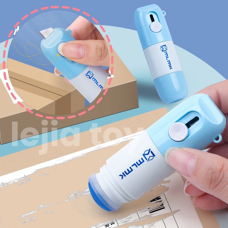 Jual 【READY】Penghilang Informasi Resi/Cutter Mini 2 in 1 Pembuka Paket ...