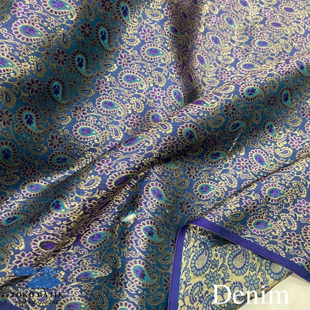 Jual Kain Songket Nusantara Golden Kilap Premium Motif Kerajaan ...