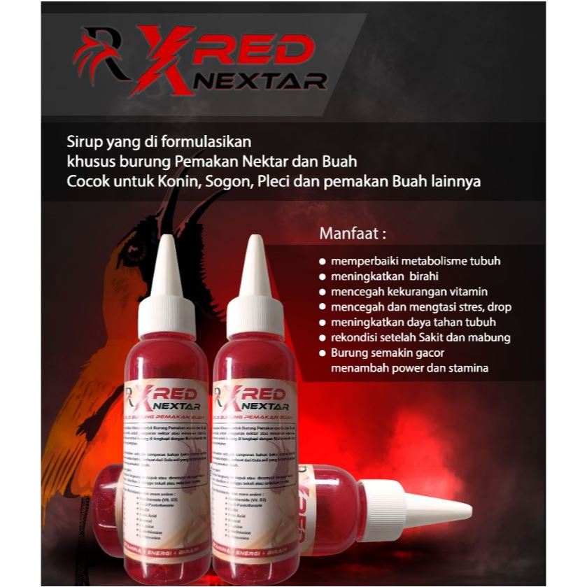 Jual RX Red Syrup nextar Multivitamin lengkap dan asam amino untuk ...