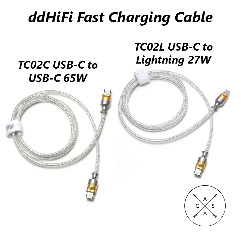 Jual ddHiFi TC02C USB-C to USB-C 65W / TC02L USB-C to Lightning 27W ...