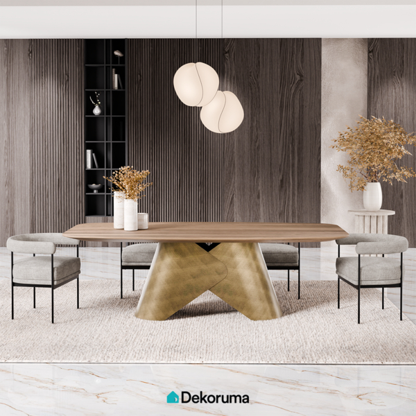 Jual Dekoruma Tenzo NOMA Meja Makan / Dining Table | Shopee Indonesia