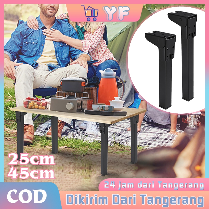 Jual Kaki Meja Lipat Luar Ruangan Portable Bahan Besi Tinggi 25cm 45cm ...