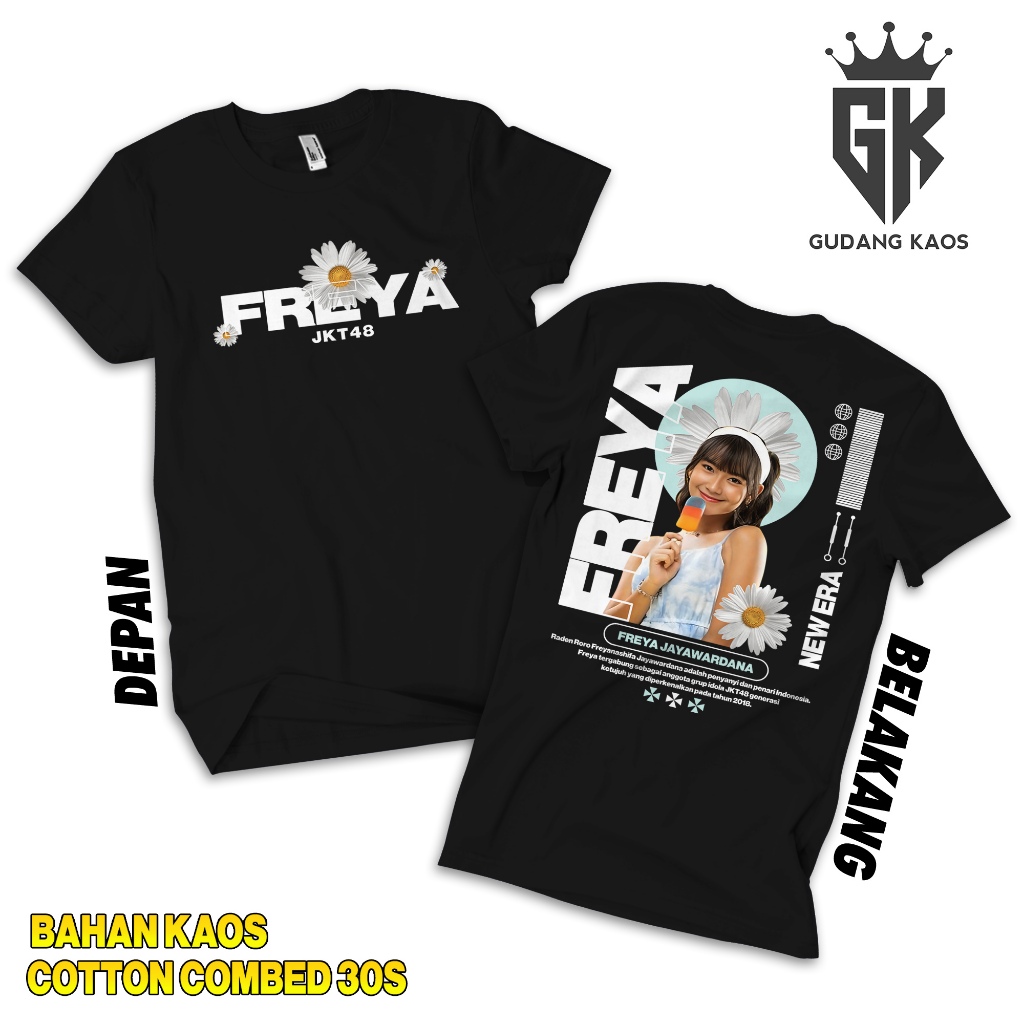 Jual Gudang Kaos Freya JKT48 V1 New Era - Kaos JKT48 My Oshi - Kaos Distro Pria dan Wanita ...