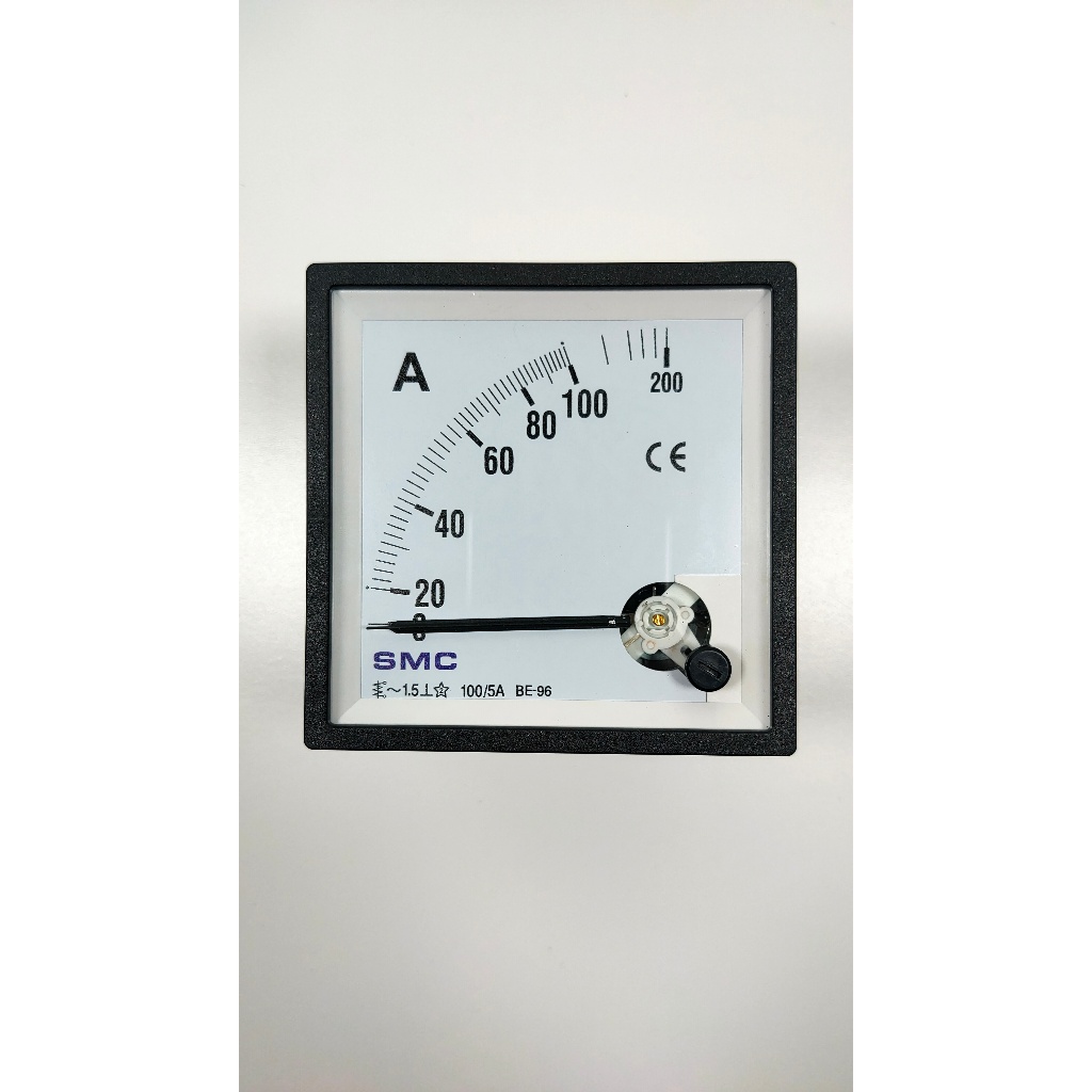 Jual Panel Meter SMC/ Amper Ampere Meter BE-96 AC xx/5A | Shopee Indonesia