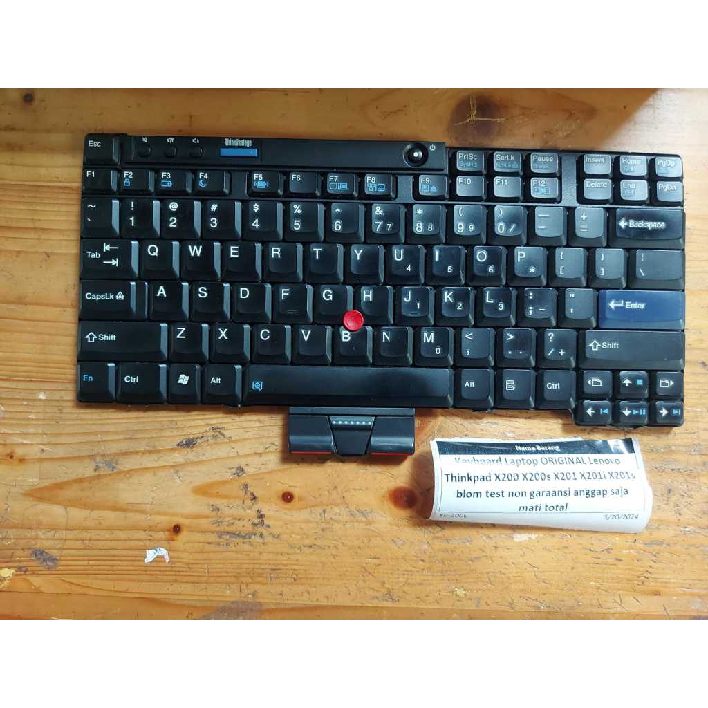 Jual Keyboard Laptop Original Lenovo Thinkpad X200 X200s X201 X201i ...