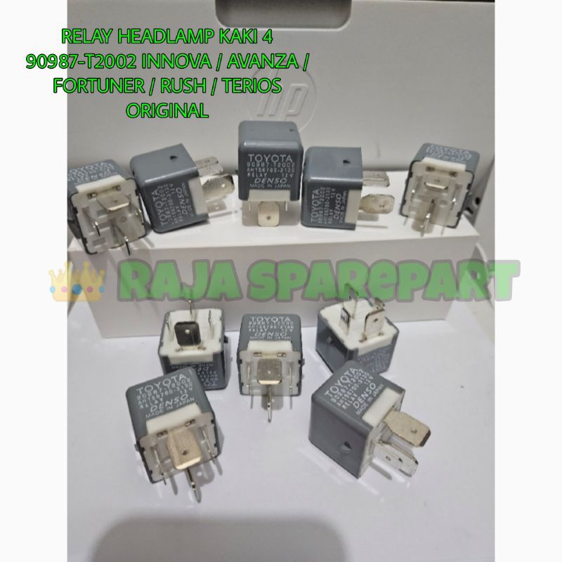 Jual RELAY LAMPU RELAY HEADLAMP KAKI 4 INNOVA / AVANZA / FORTUNER ...