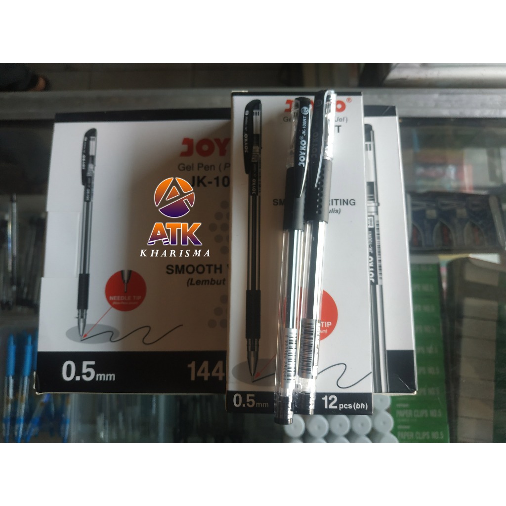 Jual Pulpen Joyko Gel JK-100NT 0.5mm - Hitam | Shopee Indonesia
