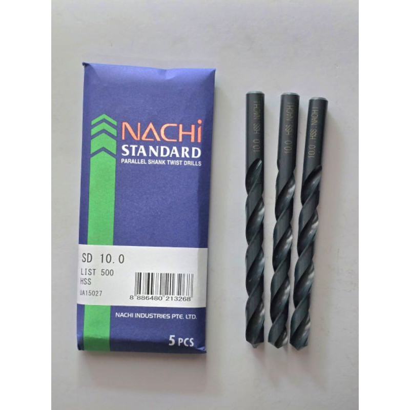 Jual Nachi 10 MM Mata Bor Besi HSS - Nachi Mata Bor Besi HSS 10 MM | Shopee Indonesia
