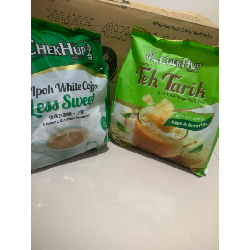 Jual Chek Hup Coffee Less Sugar Malaysia |Chek Hup Teh Tarik 3 In 1 ...