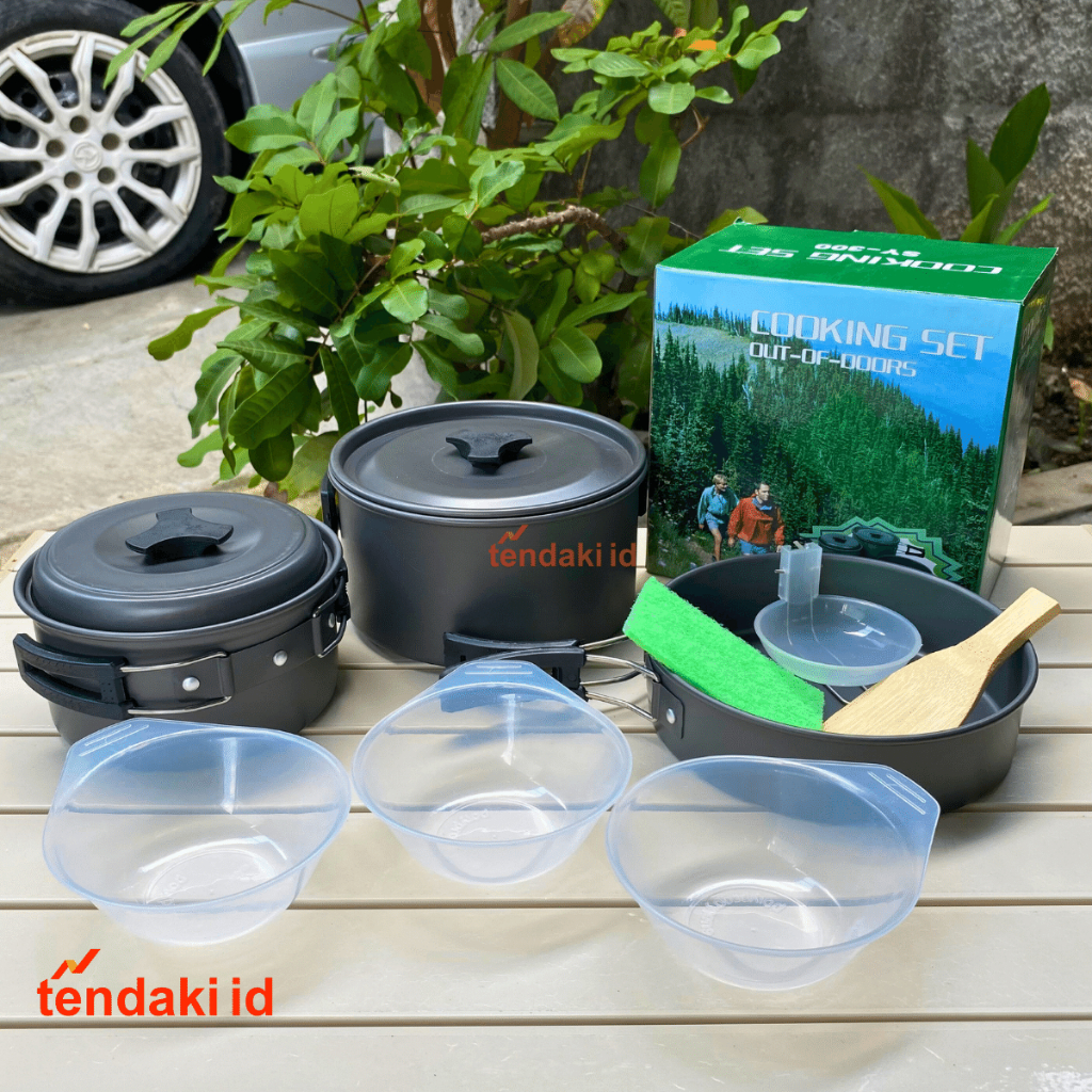 Jual TENDAKI ID | COOKING SET TC 311 Alat Masak Camping Nesting Set ...