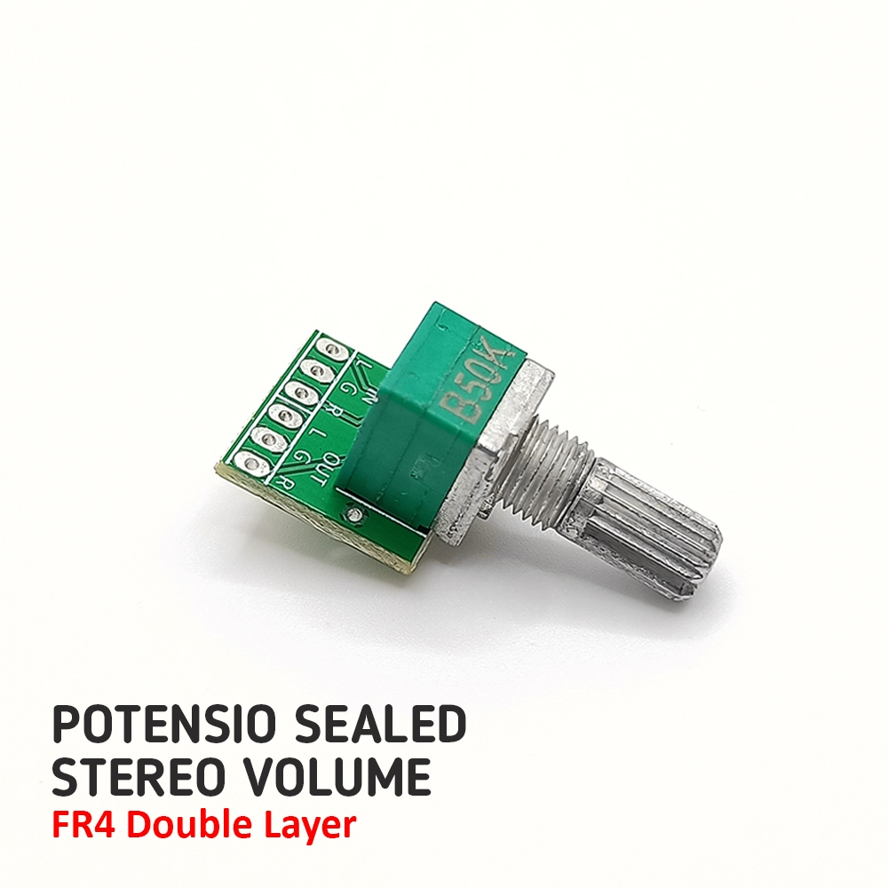 Jual Potensio Sealed Stereo Volume 50K + Pcb | Shopee Indonesia