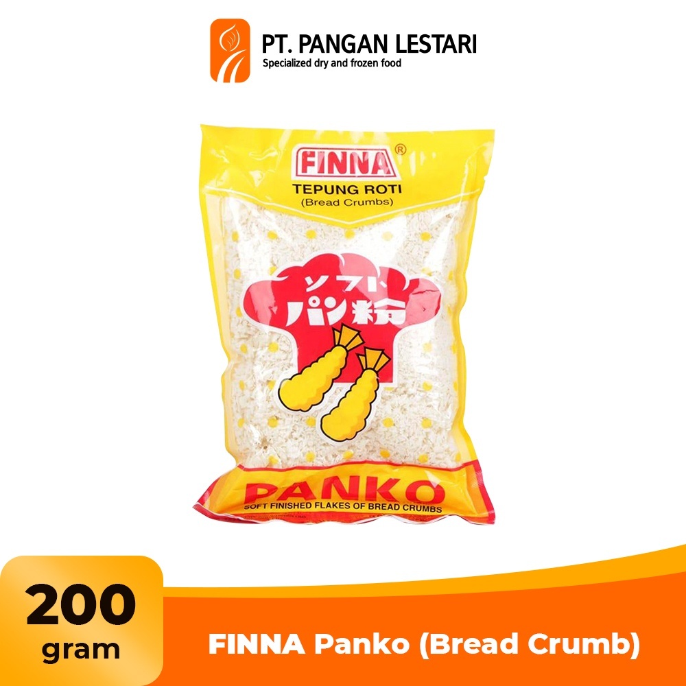 Jual FINNA Panko Bread Crumb Tepung Roti 200 gr | Shopee Indonesia