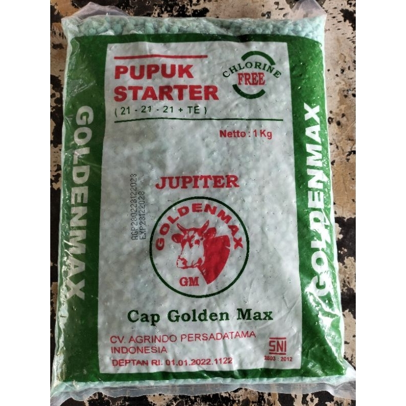 Jual PUPUK NPK GOLDEN MAX JUPITER 21-21-21-TE 1KG | Shopee Indonesia
