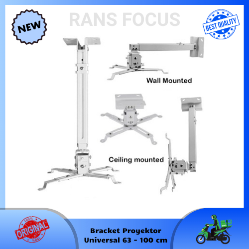 Jual Bracket proyektor universal 1 meter | Breket projector gantung 63 ...