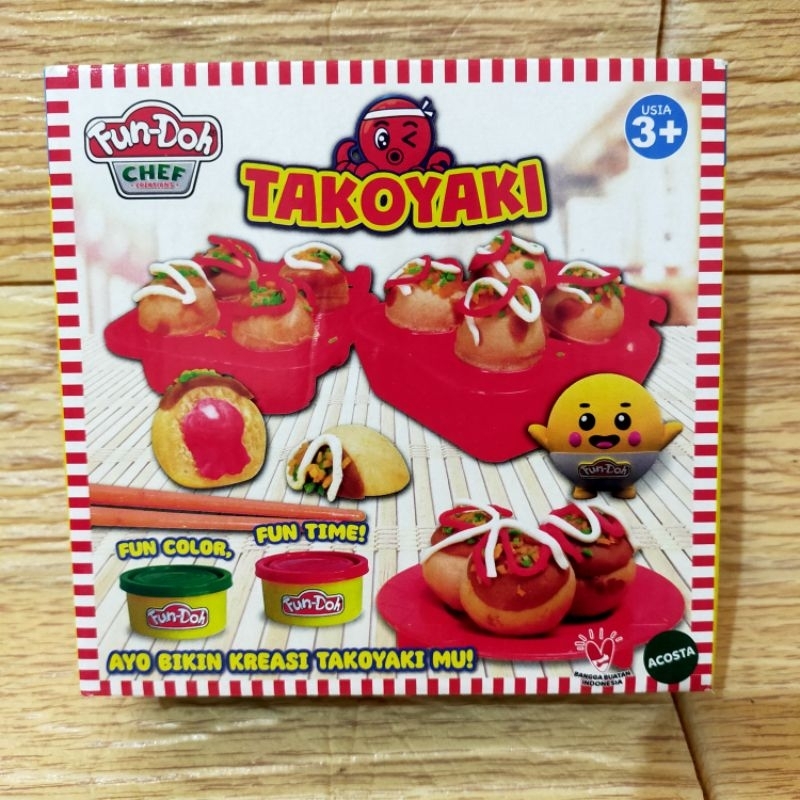 Jual Mainan Fundoh Fun Doh Takoyaki Es Tung Tung Es Krim Bucket Seblak ...