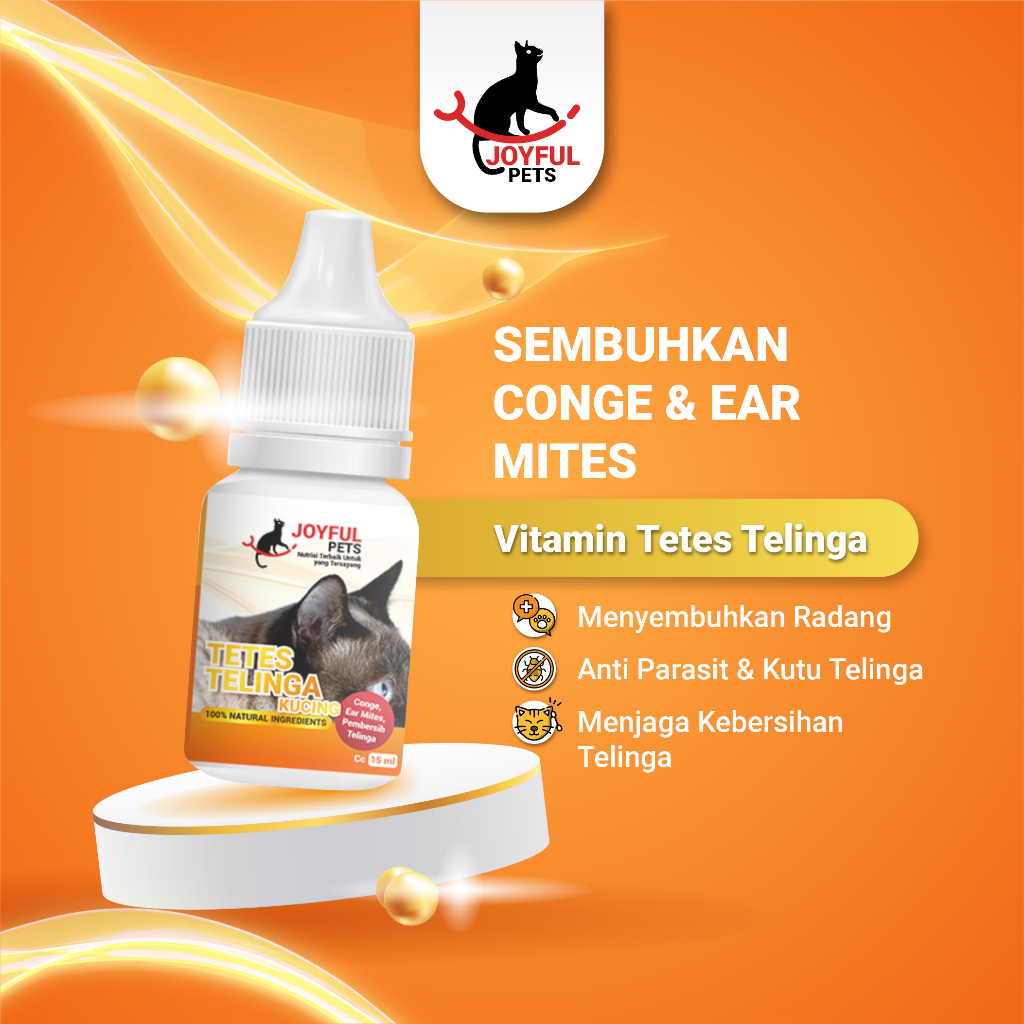 Jual Obat Tetes Telinga Kucing Untuk Conge & Ear Mites | Shopee Indonesia