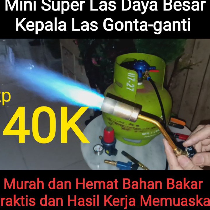 Jual Mega Mini Super Las Daya Besar bahan bakar gas LPG 3 kg | Shopee ...