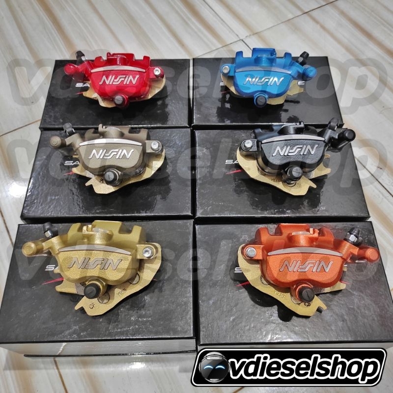 Jual Kaliper 2 Piston Nissin Samurai Brake Original | Shopee Indonesia