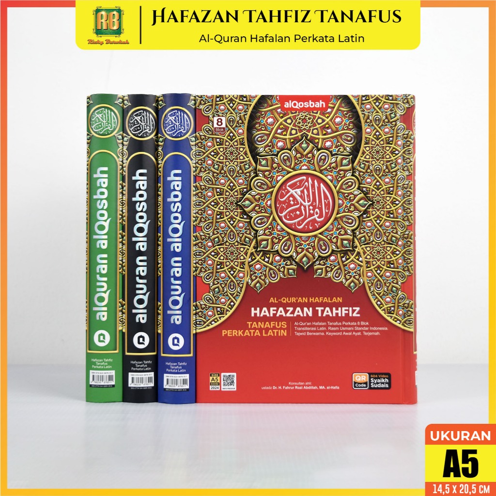 Jual Al Quran Hafazan Tahfiz Tanafus Perkata Latin & Terjemah A5 8 Blok ...