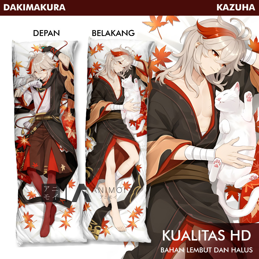Jual Dakimakura Kaedehara Kazuha Genshin Impact (Cover Only) | Shopee ...