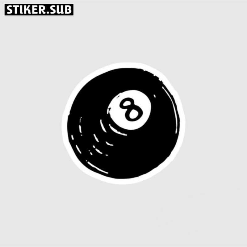 Jual stiker|sticker 8 ball | Shopee Indonesia