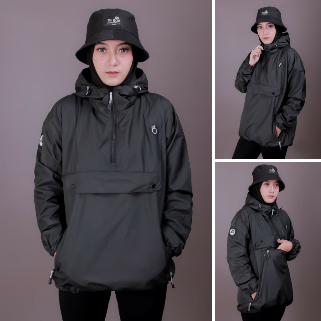 Jual Jaket Parasut Unisex Waterproof Model Cagoule Simple Original The ...