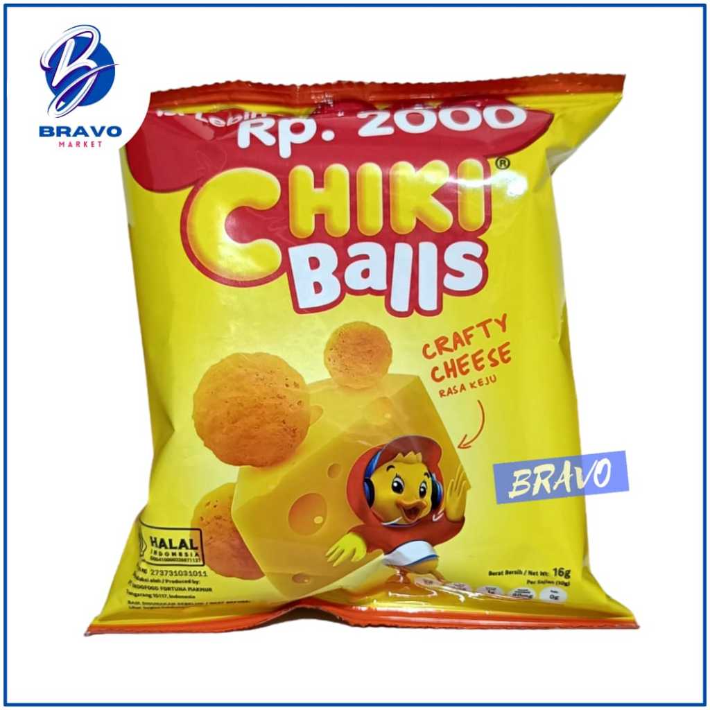 Jual CHIKI BALLS 16gr / CHIKI BALLS CRAFTY CHEESE KEJU / Per Pcs ...