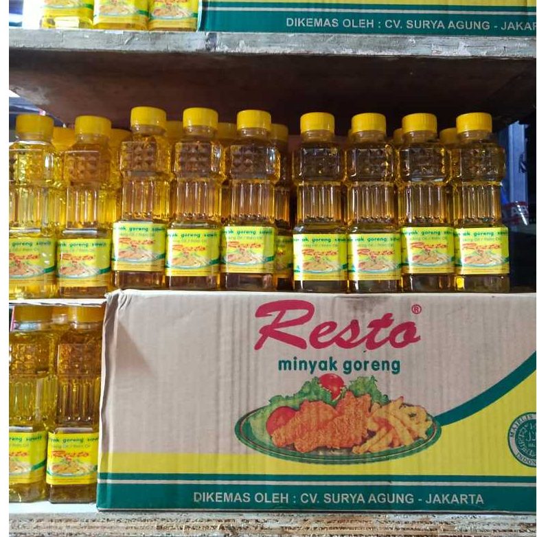 Jual MINYAK GORENG/MINYAK SAYUR MERK RESTO 250 ML DAN FITRI 200 ML ...