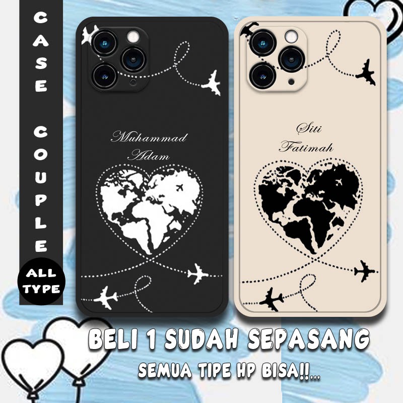 Jual [CC-27] Custom Case Hp COUPLE NAMA BEBAS [ BELI 1 SUDAH DAPAT 2 ...