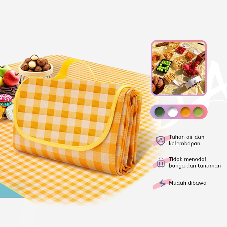 Jual Trendy 32cm Tikar LipatTikar Piknik Alas Piknik Tikar Pantai Anti ...