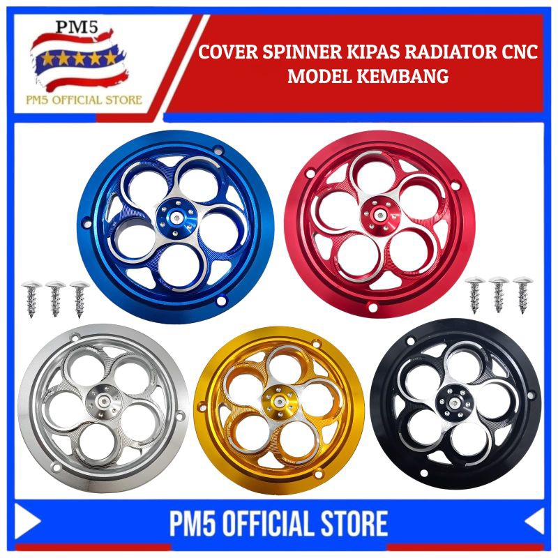 Jual cover spinner cover pelindungi kipas radiator cnc model kembang ...