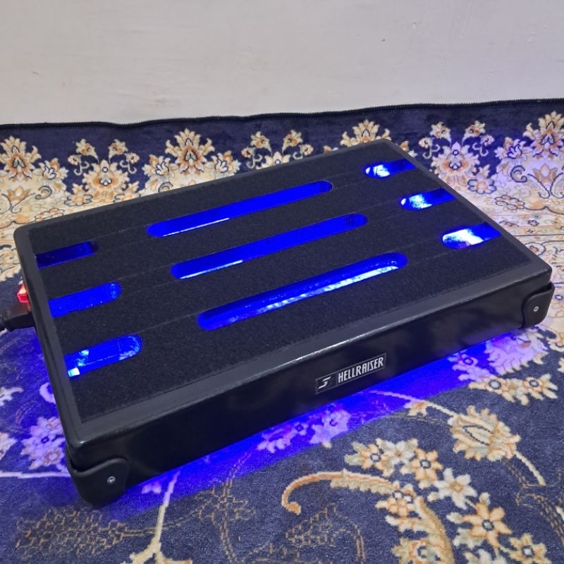 Jual PEDALBOARD (LED) + GIGBAG Keren (pedalboard pedalboards Gigbag ...